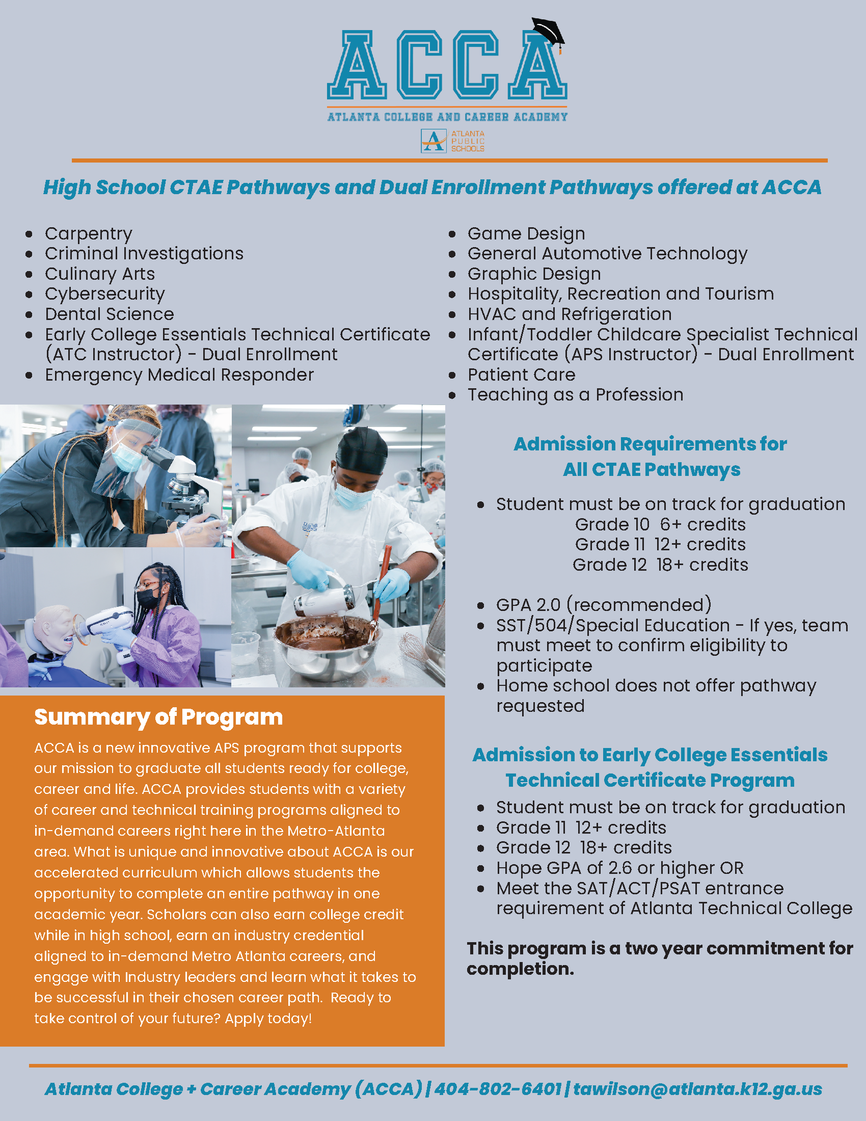 Atlanta College and Career Academy / Home Page